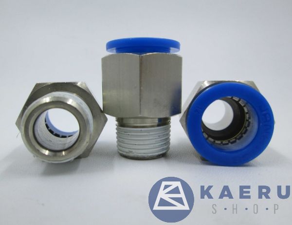 Suku Cadang Pneumatic Janatics: Male connector Dia14x3/8